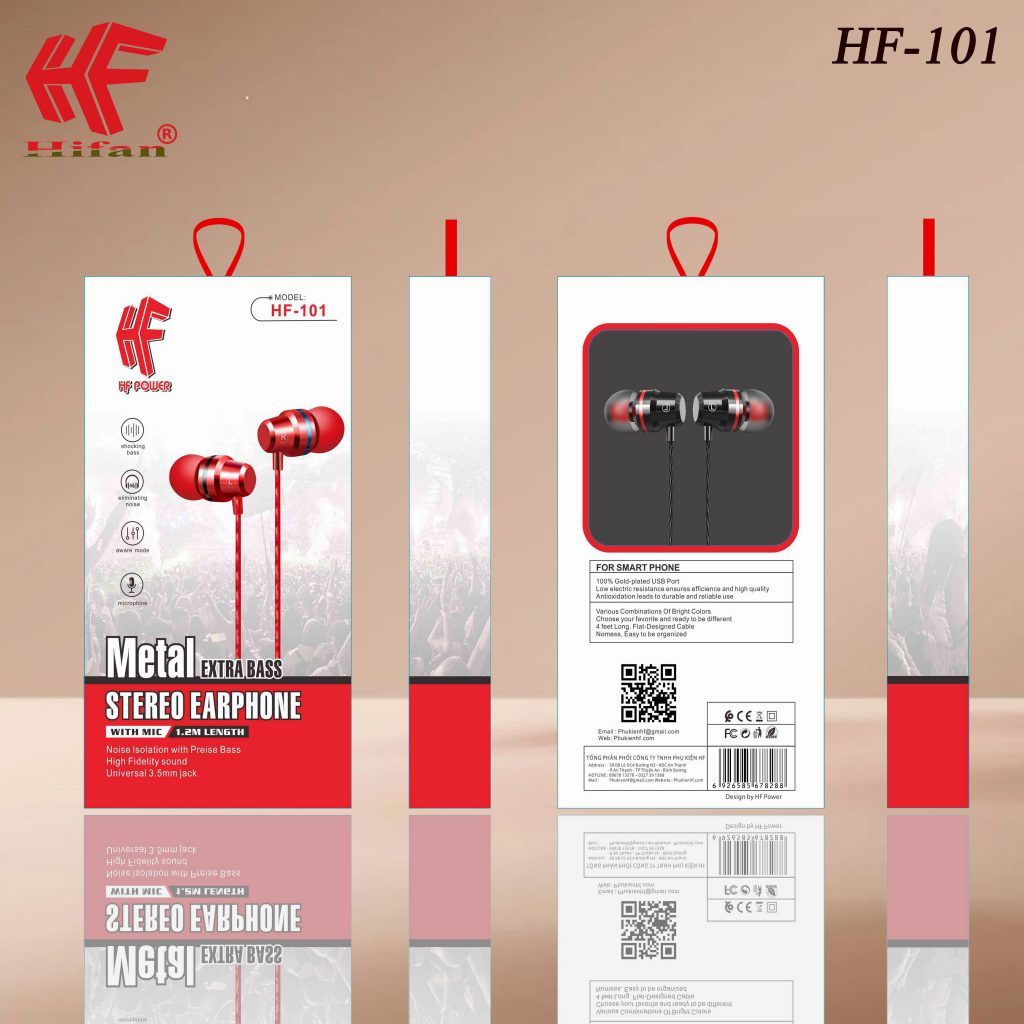 Tai Nghe Dây Hifan – Phụ kiện điện thoại HF